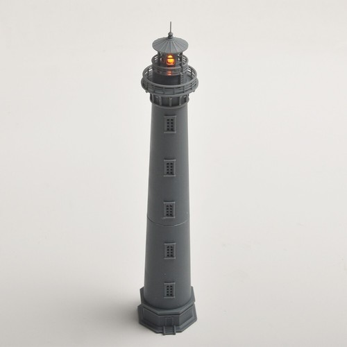 1/87 HO Scale Lighthouse Luminous Version Miniature Factory Building ...