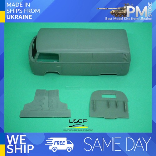 USCP 24T055 1/24 VW T2 Panel Van Resin kit Upgrade accessories | eBay