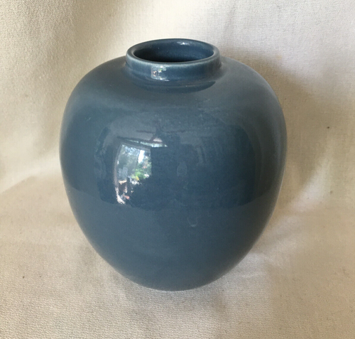 Blue Hyalyn Pottery Vase 864 Edgar Littlefield & Louise Cilley MCM 5.5 ...