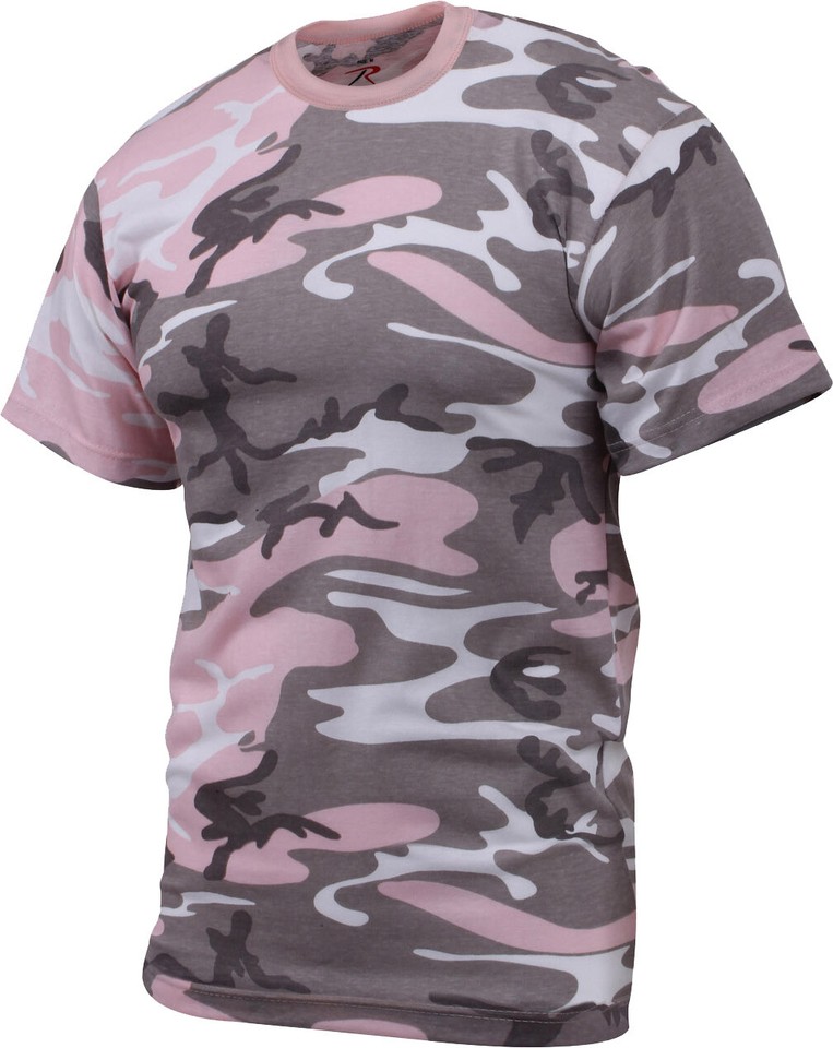 Camo T-Shirt Tactical Tee Short Sleeve Military Army Camouflage Uniform ...