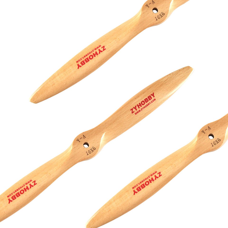 16x6 RC Plane Propeller Model Aircraft 16 Inch Prop Gas Wood Laminated ...