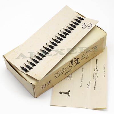 100pcs Germanium Point Detector Diode D310 500mA 20V Boxed USSR | eBay