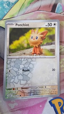 PONCHIOT 50PV 170/197 - NEUF - COMMUNE REVERSE - CARTE POKEMON | eBay