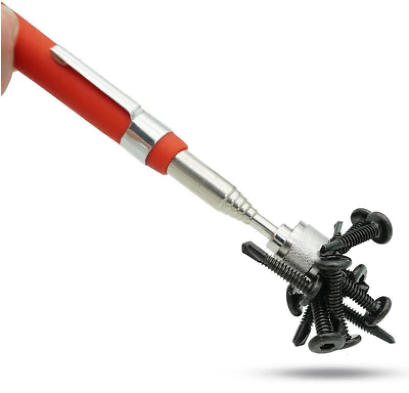 Magnetic Telescoping Pickup Rod Tool Flexible Grabber Stick Inspection ...