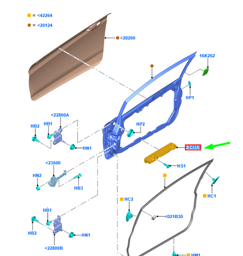 FORD FIESTA MK6 WT Coussin absorbant l' nergie pour porte avant gauche ...