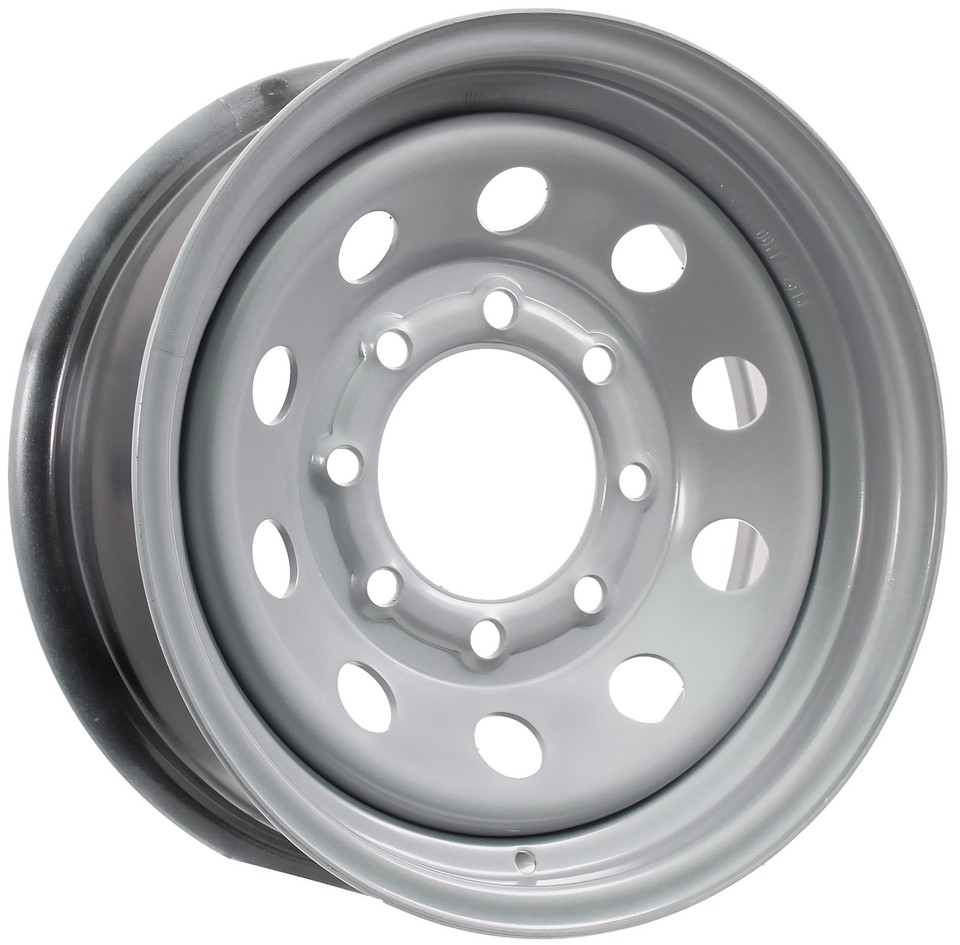 2-Pk Heavy Duty Equipment Trailer Rims 16X6 16 Inch 8 Lug Silver ...