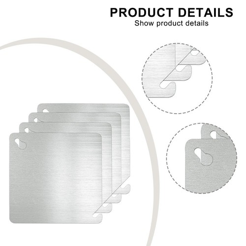 Easy Install 4 Inch Square Electrical Box Covers in Stainless Steel ...