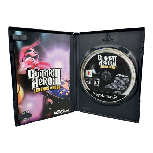Guitar Hero III 3 Legends of Rock (PS2 PlayStation 2) CIB Tested ...