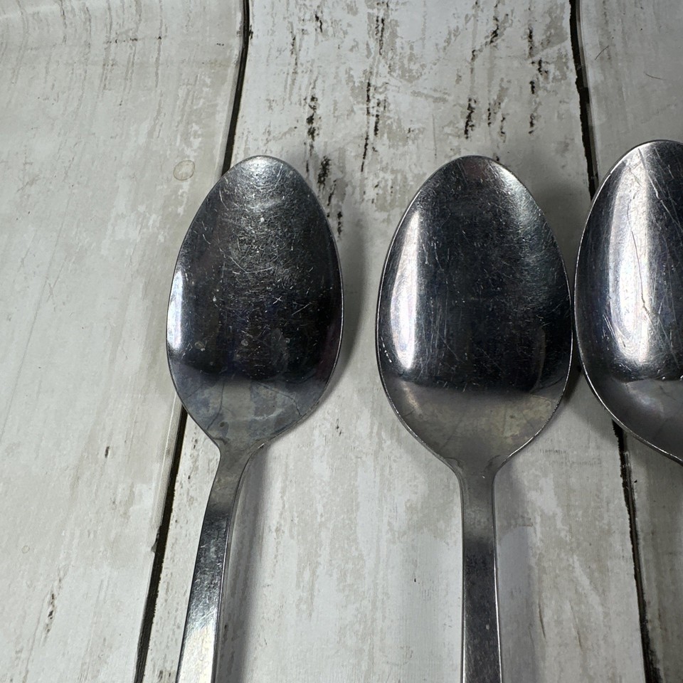 Oxford Hall OXH3 Stainless 4 Oval Soup Spoons Rose Burnished Japan ...