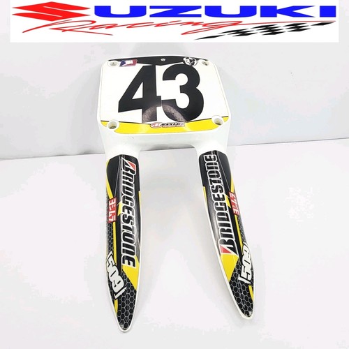 2000 96-00 Suzuki RM125 RM 125 Front Number Plate Fork Guard 94911 ...