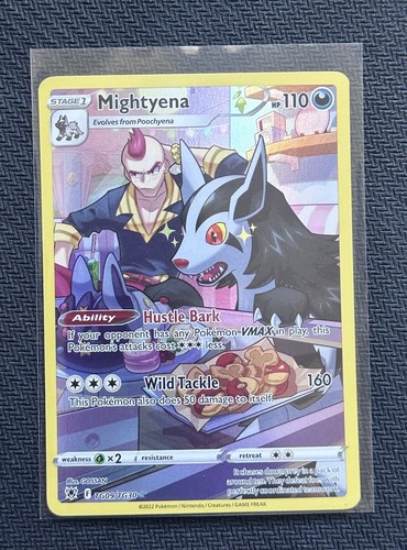 Mightyena & Sidney TG09/TG30 Astral Radiance NM Ultra Rare Pokemon Card ...