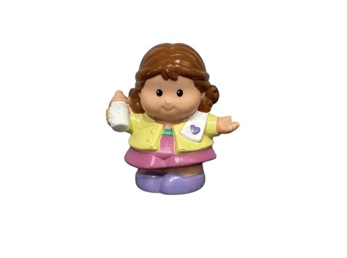 Fisher Price 2001 Little People Mom W/ Bottle & Burp Cloth Figure | eBay