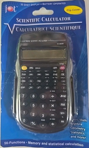 Scientific Calculator, 56 Function Basic Math and Scientific Flip Cover ...