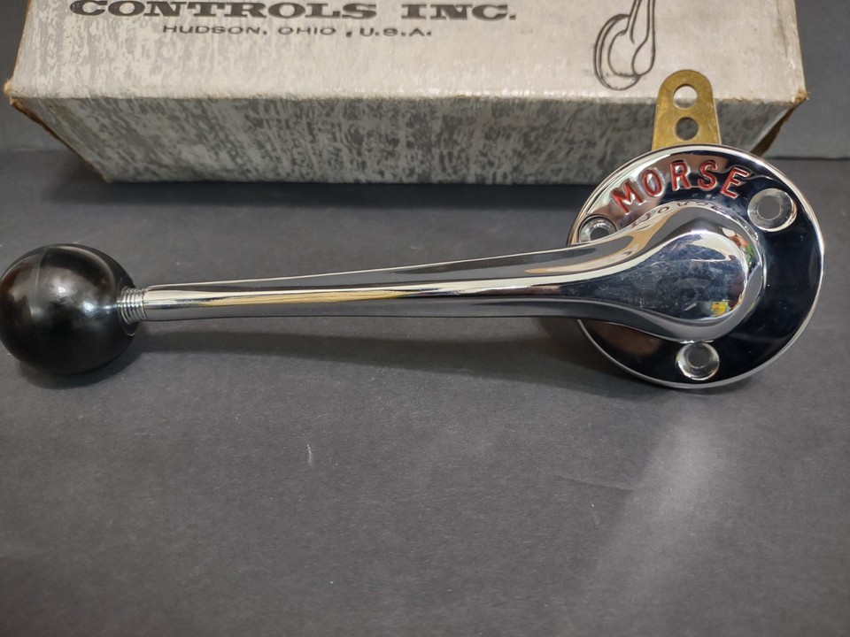 Vtg Morse Controls "ST" Single Lever Control B61712 Rockwell Marine NEW ...