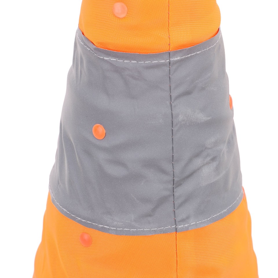 Safety Cone Collapsible Traffic Cone With LED Warning Light Enhanced ...