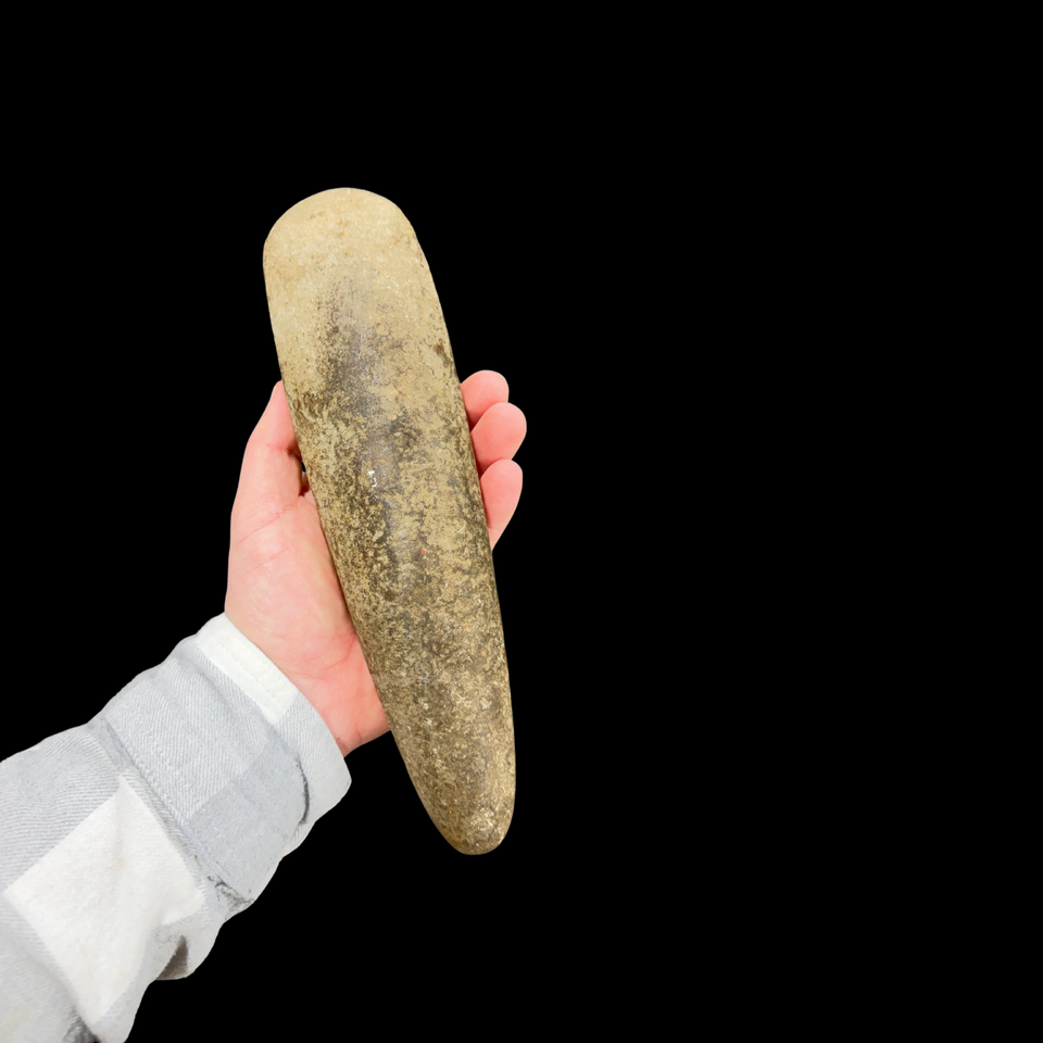 9 3/4” Granite Pole Celt, Pike County IL, Ex Daniel White, Offered As ...