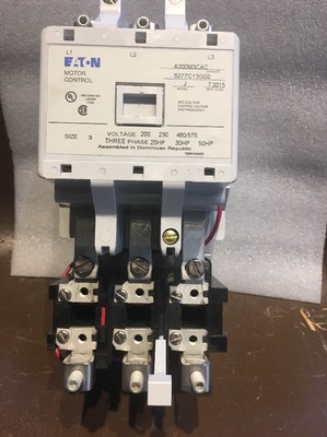 A200M3CAC NEW IN BOX - Eaton, Size 3 Starter with 120VAC Coil | eBay