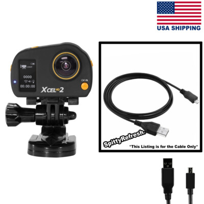 Spypoint Xcel HD2 Xcel Action Camera USB Power Cable Transfer Cord ...