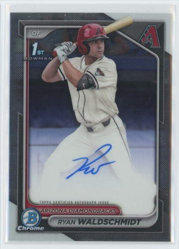 2024 Bowman Draft Baseball 1st Chrome Auto Ryan Waldschmidt CPA-RW B | eBay