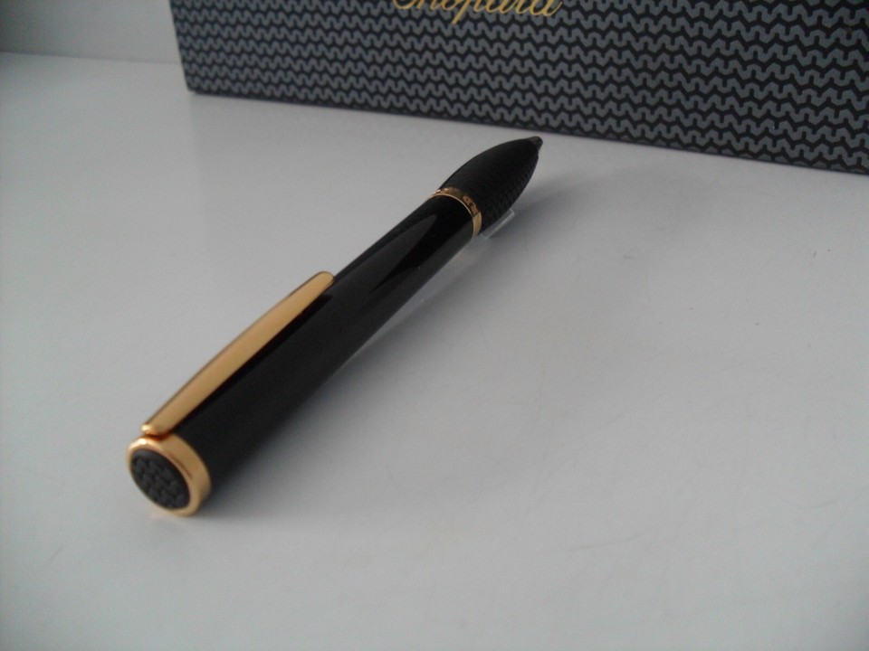 CHOPARD Pen Authentic Chopard Classic Racing Beautiful Gold Plated ...