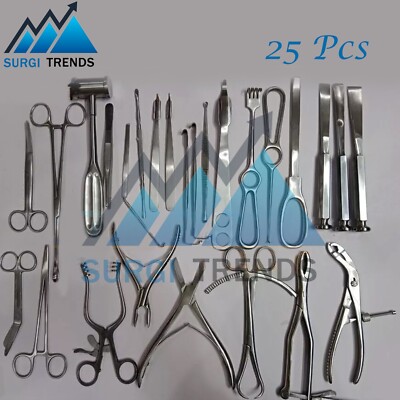 Basic Orthopedic Surgery Set of 25 Pcs Surgical Instruments Best ...