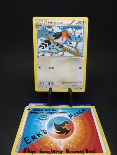 Fletchinder 95/114 Steam Siege Regular Uncommon Pokemon Card | eBay