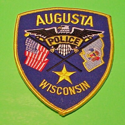 AUGUSTA WISCONSIN WI 4 3/4" POLICE PATCH FREE SHIPPING!!! | eBay
