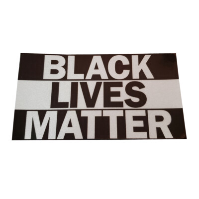 Black Lives Matter BLM Window Decal Bumper Sticker Black & White | eBay