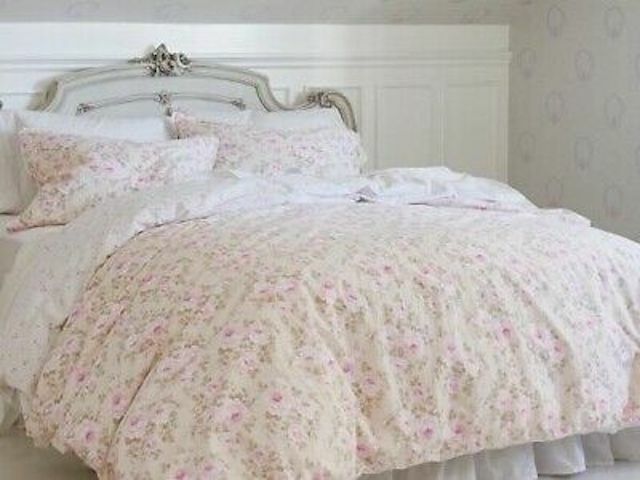 Simply Shabby Chic 3PC FULL QUEEN Comforter Set Rachel Ashwell Dutchess ...