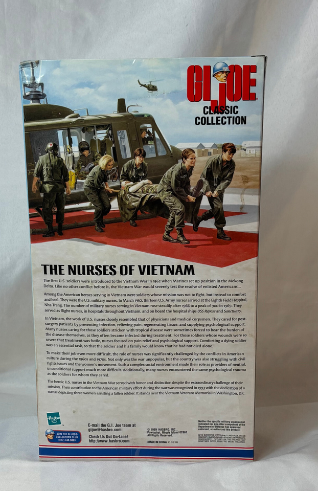 1999 Hasbro GI Joe Vietnam Nurse Action Figure Factory Sealed Box | eBay