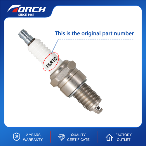 5 X TORCH F6RTC Spark Plug fit NGK BPR6E BPR6ES11 fit AC Delco CR42CXLS ...