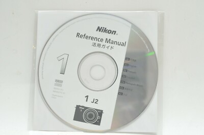 Nikon 1 J2 digital camera reference manual CD ROM | eBay