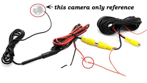 Night HD 180 Degree Car Rear Front Side View Backup Camera Waterproof ...