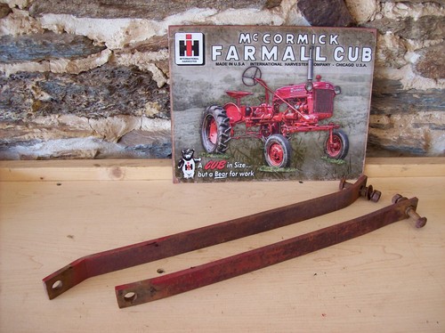 Farmall Cub McCormick snow plow mounting axle braces | eBay