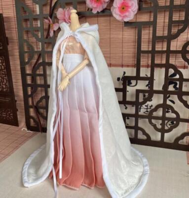 Handmade Clothing Set for 12Inch Female Action Figures White Cloak ...