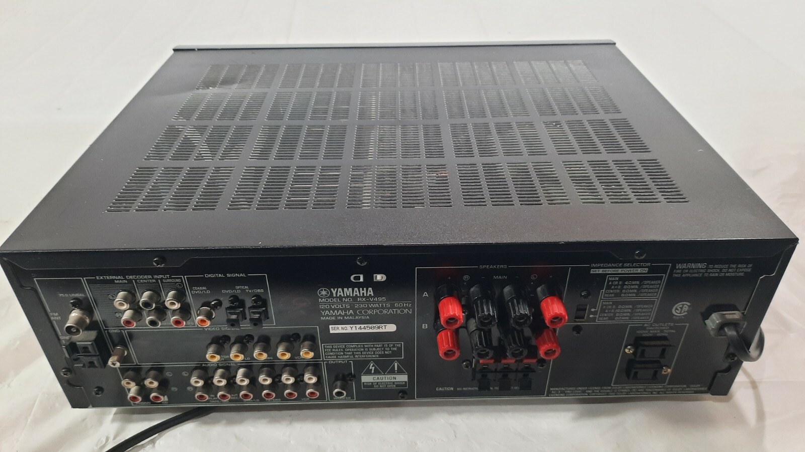 Yamaha RX V495 5.1 Channel 300 Watt Receiver for sale online | eBay