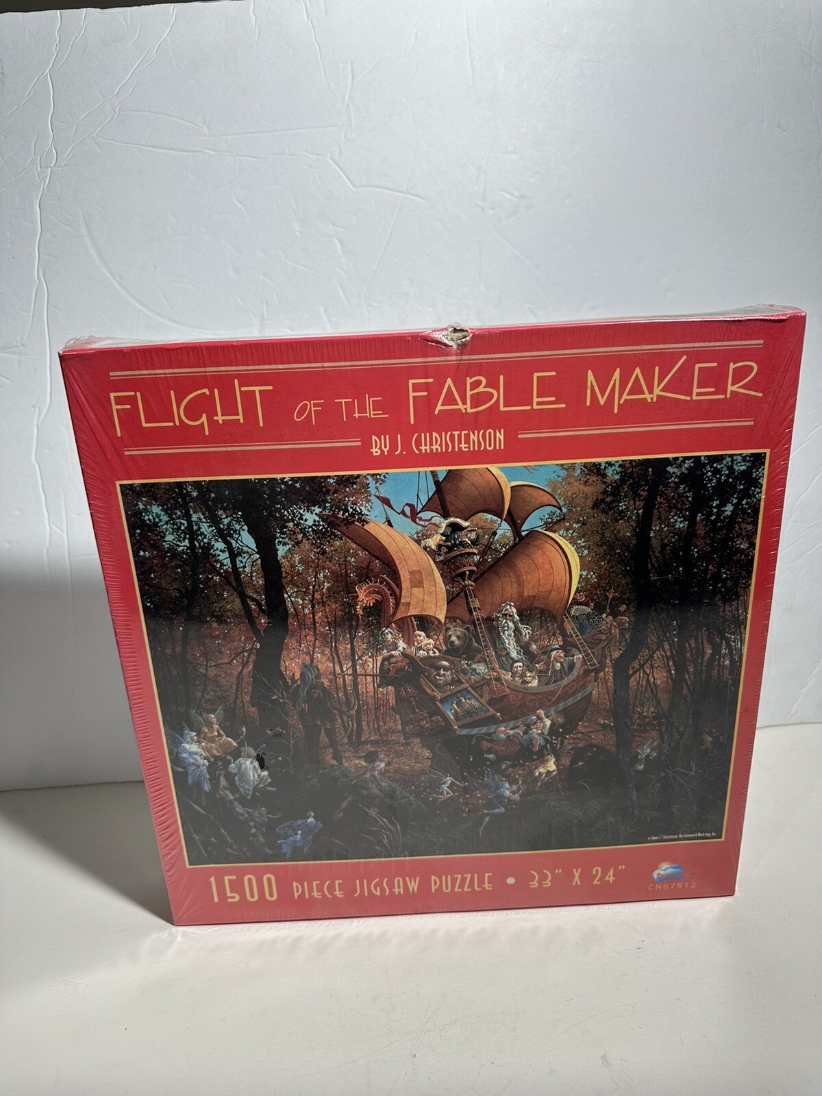 Flight of the Fable Maker J. Christenson 1500 Pieces Puzzle Suns Out 33 ...
