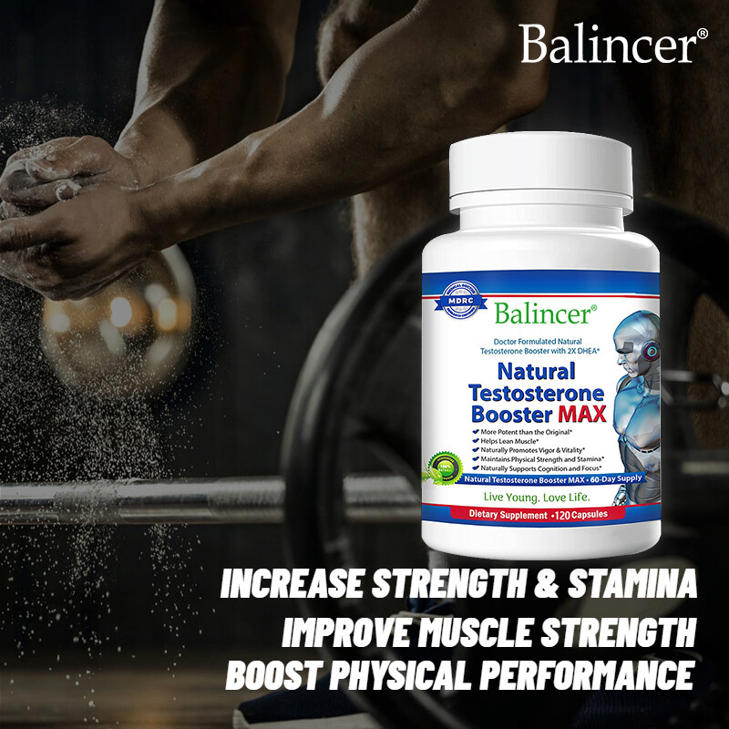 Natural Testosterone Booster Testosterone For Men, Boosts Vitality | eBay
