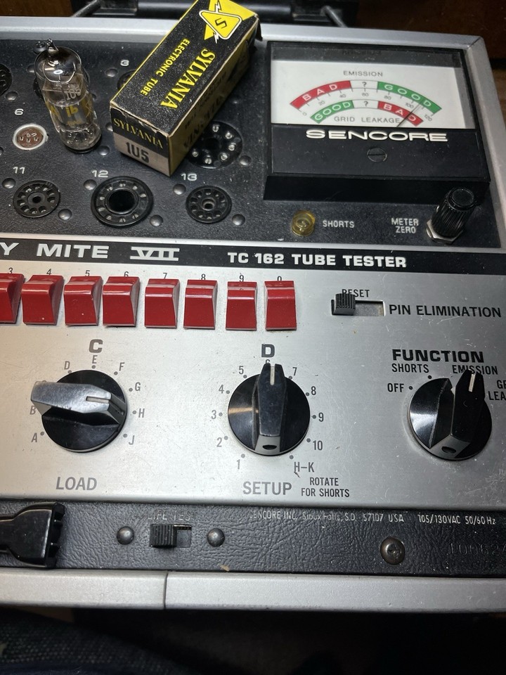 Zenith Transoceanic Radio Full Set Of Syl Tubes 1L6 1U5 3V4 1U4x2 ...