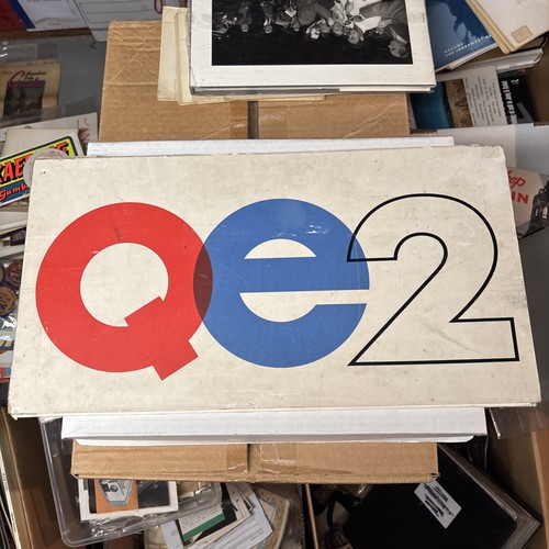 CUNARD LINE QUEEN ELIZABETH 2 QE2 TRANSART 1969 DECK PLAN FOLIO | eBay UK