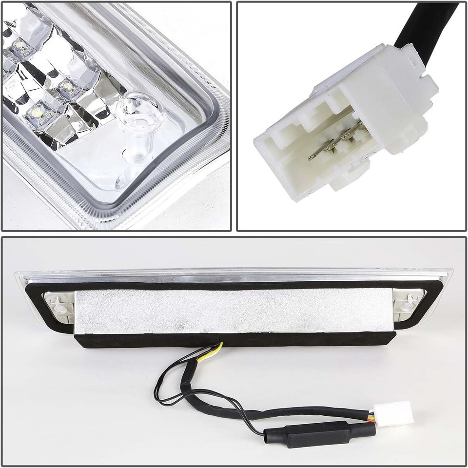 3BL-DRAM09-LED-CH Chrome Housing LED High Mount 3rd Third Brake Light ...