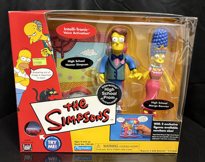 The Simpsons - Highschool Prom Homer & Marge - Interactive Playset ...