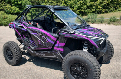 2020-22 Polaris RZR PRO XP PRO R graphics decal wrap design V1001purple ...