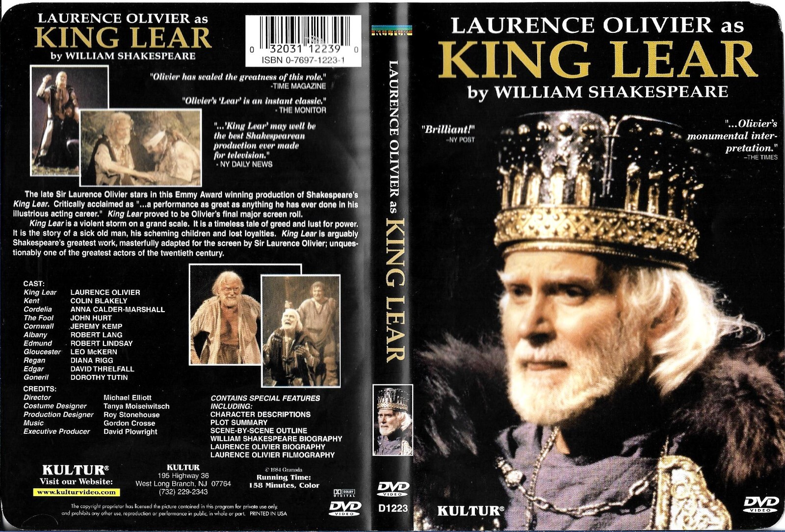 King Lear (DVD, 1984) for sale online | eBay