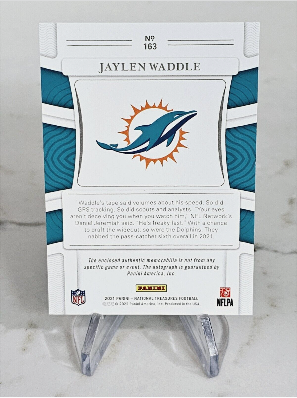 2021 Panini National Treasures - Rookie Patch Autograph Purple #163 ...