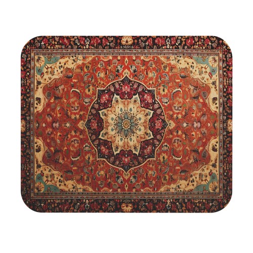 Luxury Persian Rug Design Mouse Pad - Vintage Oriental Carpet Pattern ...