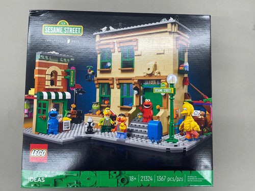 LEGO 21324 IDEAS 123 Sesame Street New Sealed Box Not Perfect Free ...