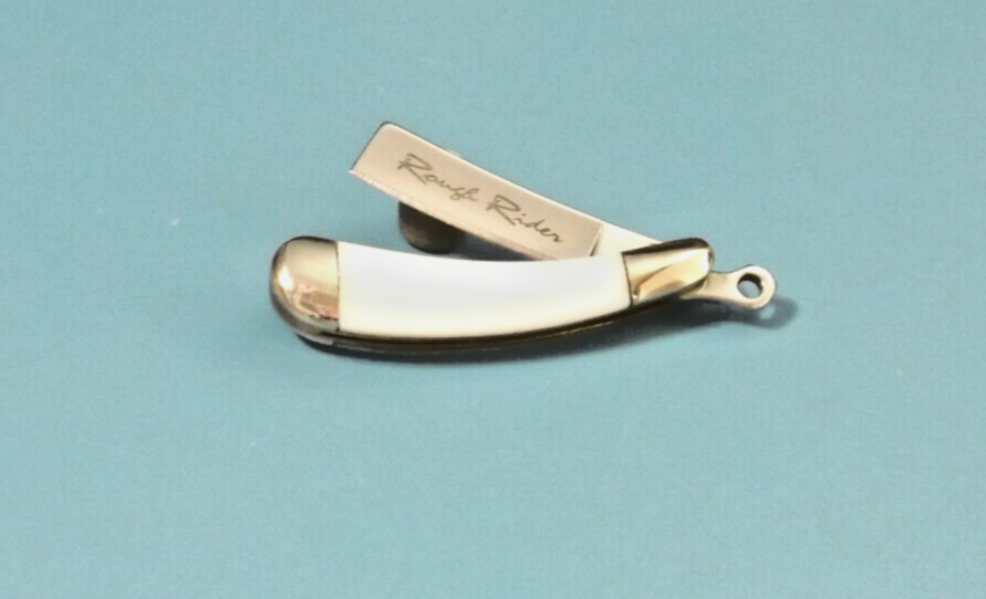 ROUGH RYDER RR1363 MINI Razor Mother of Pearl pocket / keychain knife 2 ...