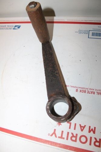 Antique Vintage Offset Ratcheting Hand Crank Starting Handle | eBay