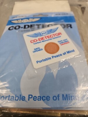 ASA-CO-D Carbon Monoxide CO Detectors (12 Months) 3 Pack - Aircraft ...